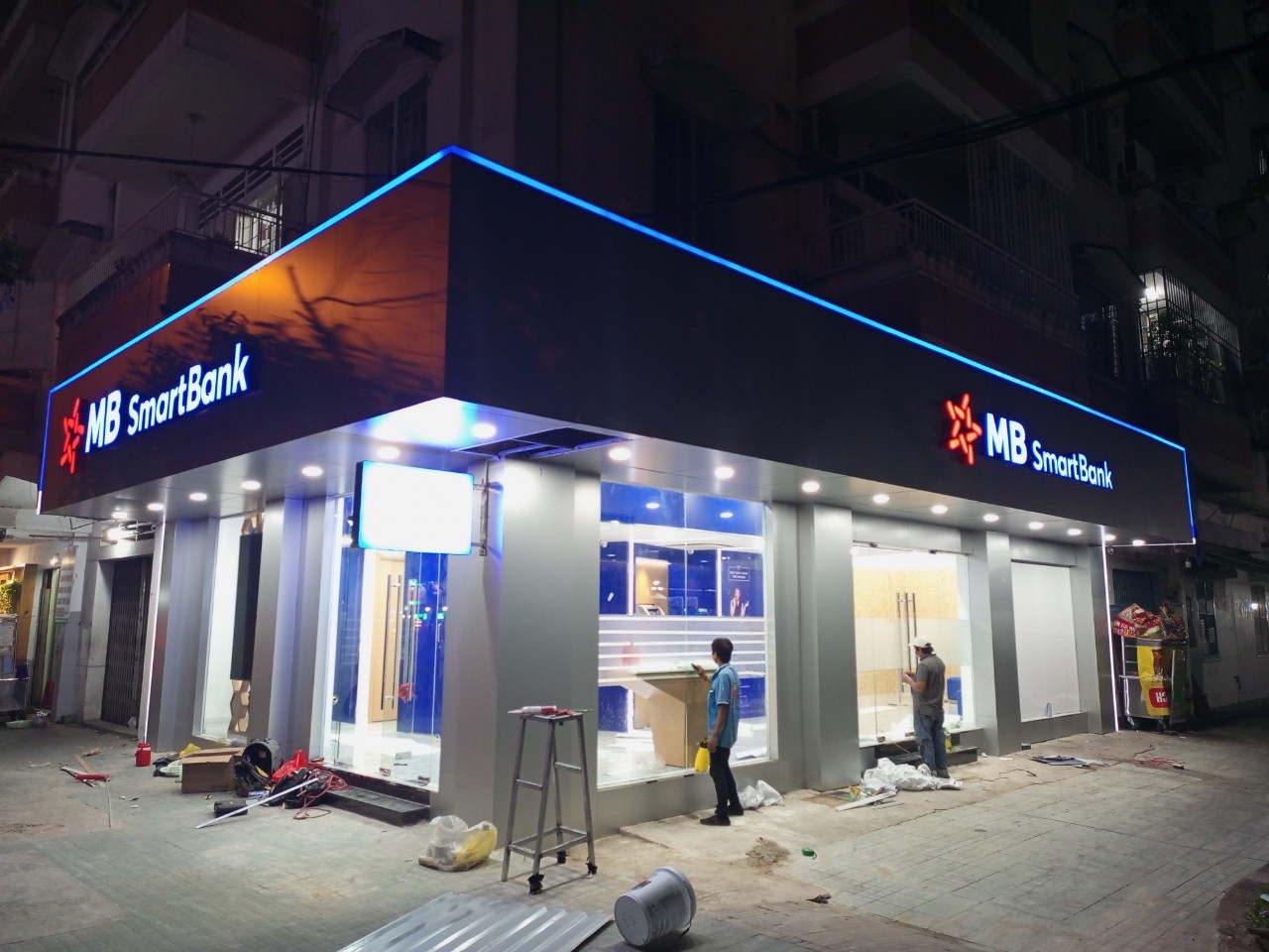 Dự án thi công Smartbank MB Phan Xích Long